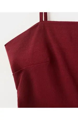Mango Square Neck Spaghetti Strap Top