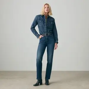 LEVI'S 80s Western Denim Shirt - Left Click