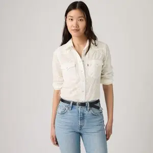 LEVI'S Heritage Western Denim Button Down Shirt - Cloud Dancer