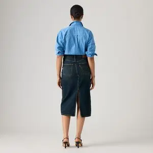 LEVI'S Deconstructed Slit Midi Skirt