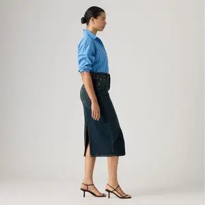LEVI'S Deconstructed Slit Midi Skirt