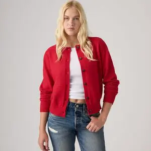 LEVI'S Claire Cardigan - True Red