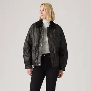 LEVI'S Waxed Cotton Dad Bomber Jacket