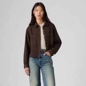 LEVI'S Tini Long-sleeve Utility Button Down Shirt
