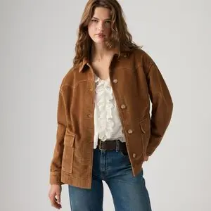 LEVI'S Corduroy Demi Shacket - Foxtrot Brown