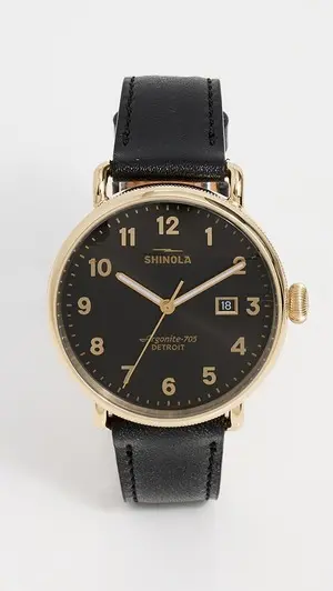 Shinola Canfield 3hd Watch - Black