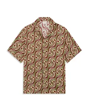 Drole De Monsieur Chain Link Shirt - Kaki