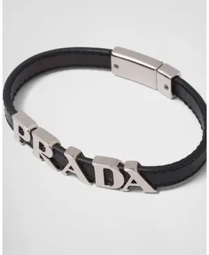 Prada Saffiano Leather Bracelet