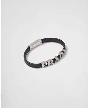Prada Saffiano Leather Bracelet
