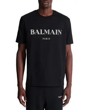 Balmain T-shirt With Print Black