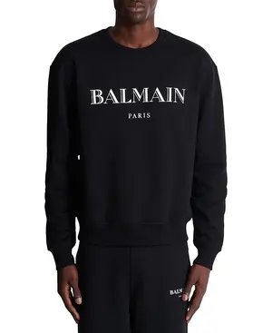 Balmain Printed Sweatshirt - Black