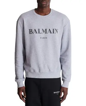 Balmain Printed Sweatshirt - Grey