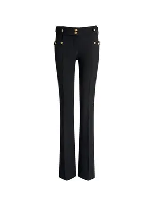 Balmain Wool Trousers - Black