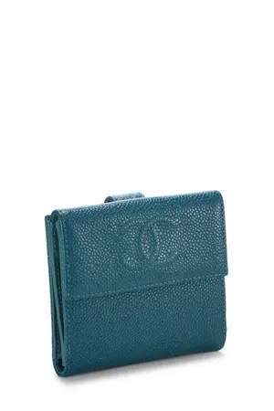 Chanel Caviar Timeless 'cc' Compact Wallet
