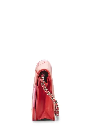 Chanel Pink Quilted Lambskin 'cc' Tassel Wallet On Chain - Multi