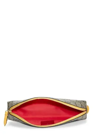 Gucci X Disney Gg Supreme Canvas Pencil Case - Yellow