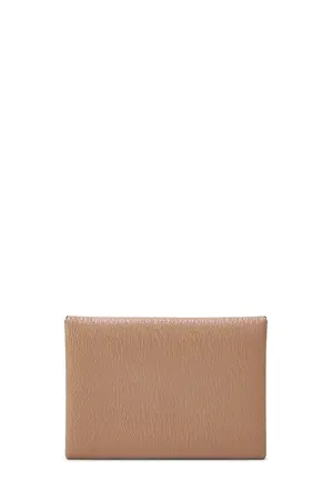 Hermès Mauve Sylvestre Chevre Verso Calvi Duo - Brown
