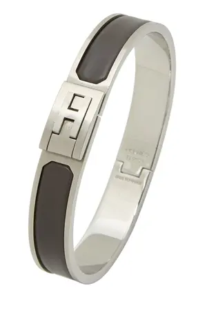 Hermès Enamel Bracelet - Grey