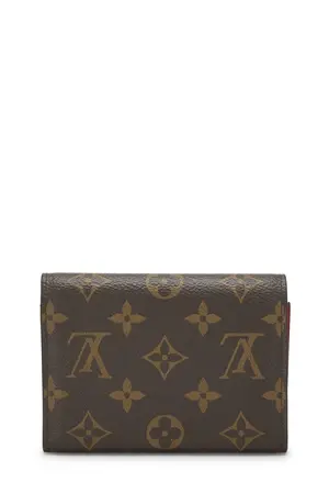 LOUIS VUITTON Monogram Flower Lock Compact Wallet