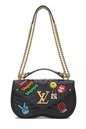 LOUIS VUITTON Calfskin Patches New Wave Chain