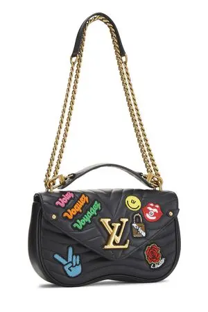 LOUIS VUITTON Calfskin Patches New Wave Chain