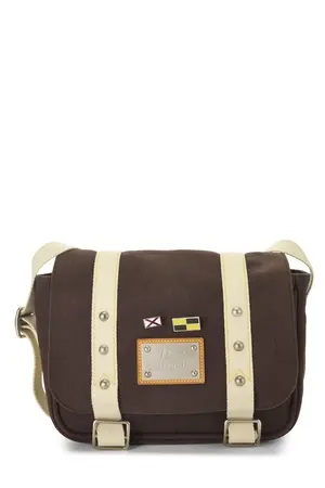 LOUIS VUITTON Antigua Besace Messenger Bag - Brown