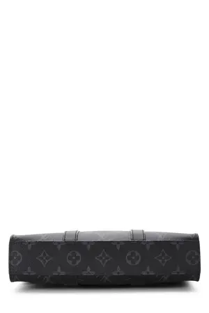 LOUIS VUITTON Monogram Canvas Sac Plat Cross