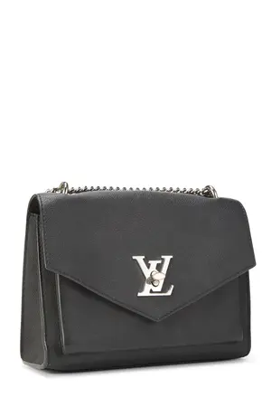 LOUIS VUITTON Leather My Lockme Chain Bag
