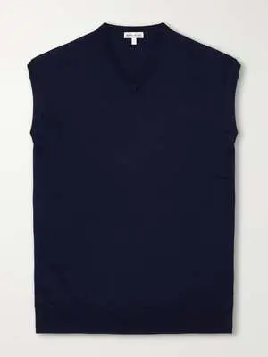 Peter Millar Autumn Merino Wool And Lyocell-blend Vest