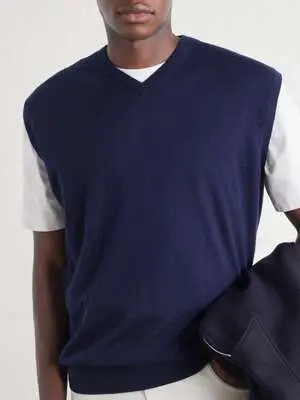 Peter Millar Autumn Merino Wool And Lyocell-blend Vest