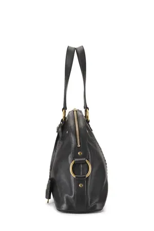 Saint Laurent Grained Leather Muse Top Handle Bag