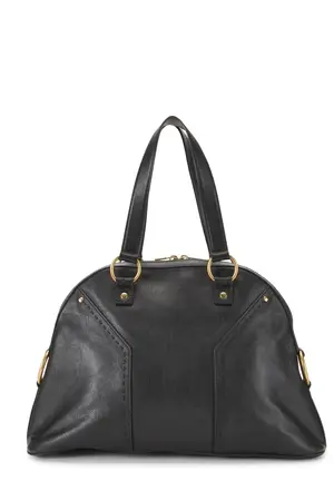 Saint Laurent Grained Leather Muse Top Handle Bag