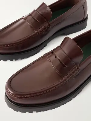 VINNY'S Calf Leather Loafers