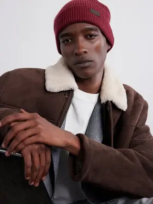 Canali Wool And Cashmere-blend Beanie