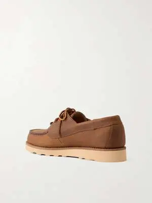 SEBAGO Askook Waxed-leather Boat Shoes
