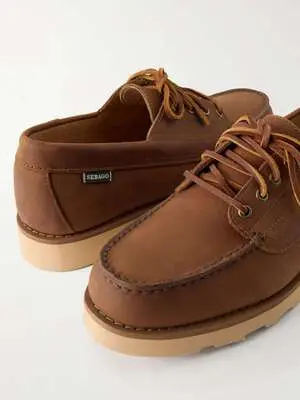 SEBAGO Askook Waxed-leather Boat Shoes