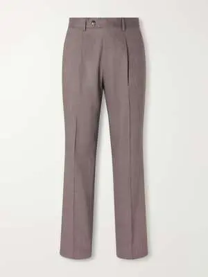 Frescobol Carioca Affonso 2.0 Straight-leg Trousers - Beige