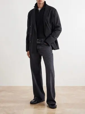 Nn07 Jordin 10037 Double-breasted Woven Blazer