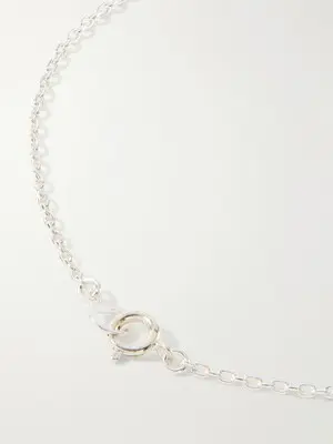 MIKIA Sterling Silver And Malachite Necklace