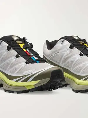 SALOMON Xt-6 Rubber-trimmed Mesh Sneakers