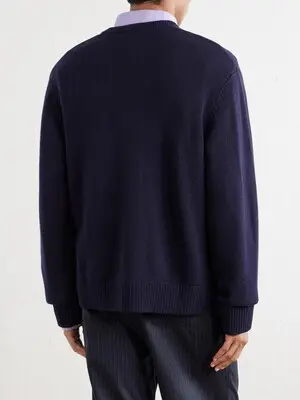Officine Générale Manoë Merino Wool And Cashmere-blend Cardigan