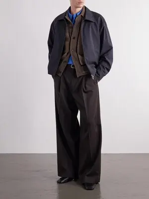Oliver Peoples Ribbed Merino Wool Cardigan
