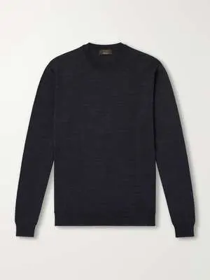 SLOWEAR Zanone Slim-fit Flexwool Sweater - Gray
