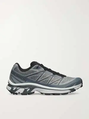 SALOMON Xt-6 Shadow Rubber-trimmed Mesh Sneakers - Gray