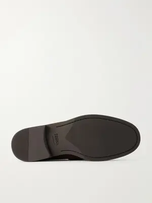 Zegna Suede Loafers - Brown