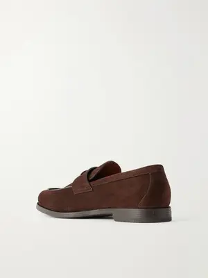 Zegna Suede Loafers - Brown
