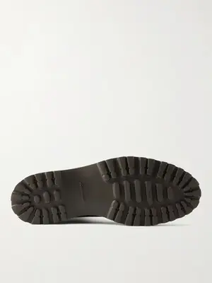 John Lobb Patchwork Leather & Suede Boots