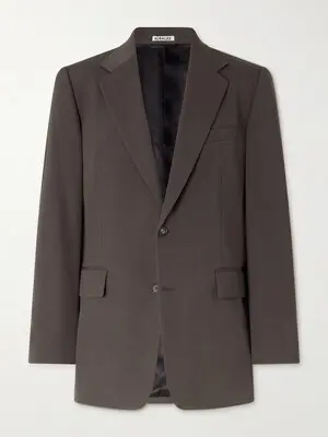Auralee Wool-gabardine Blazer