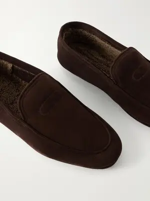 John Lobb Kingstone Suede Slippers