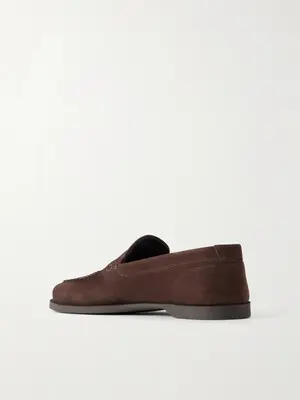 John Lobb Pace Nubuck Loafers